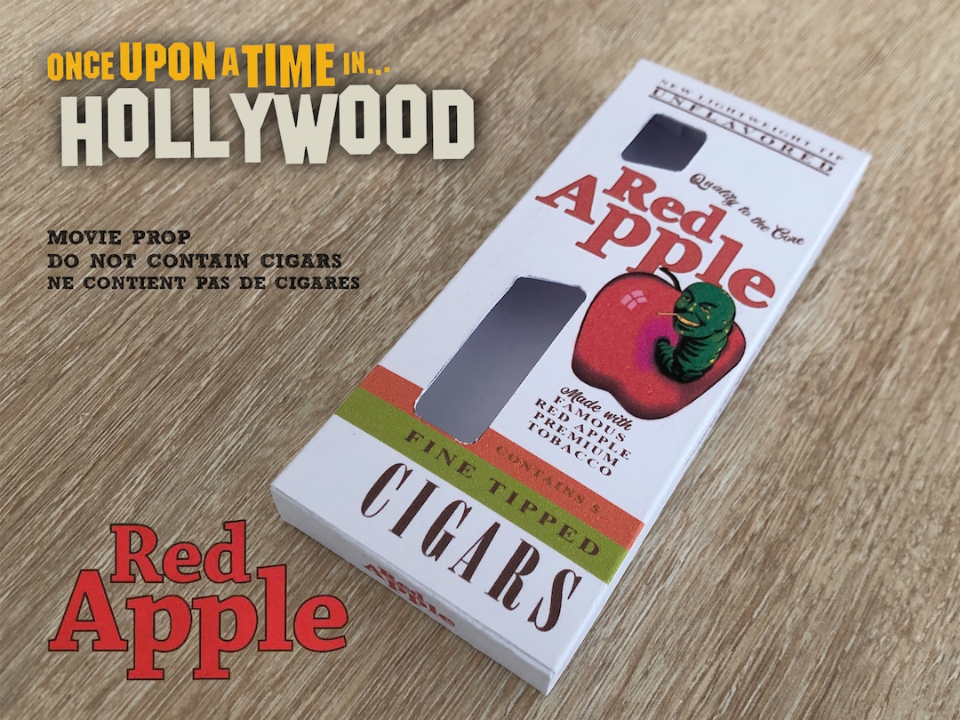 Red Apple Unflavoured Cigars Box Once Upon a Time in Hollywood ...