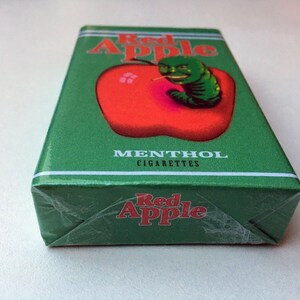 Red Apple Cigarettes MENTHOL Replica Pack TARANTINO Once Upon a Time in ...
