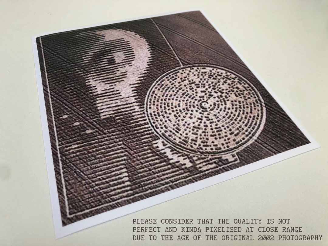 Arecibo Alien Crop Circle Response Message 2002 Bob Lazar UFO Area 51 Flying Saucers PRINTED on ...