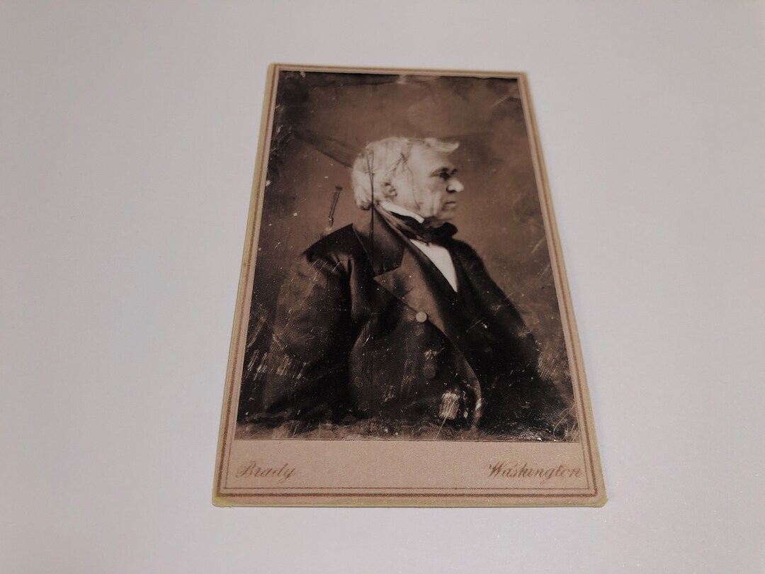 Zachary Taylor Parlor Card Carte De Visite by Mathew Brady Fictional ...
