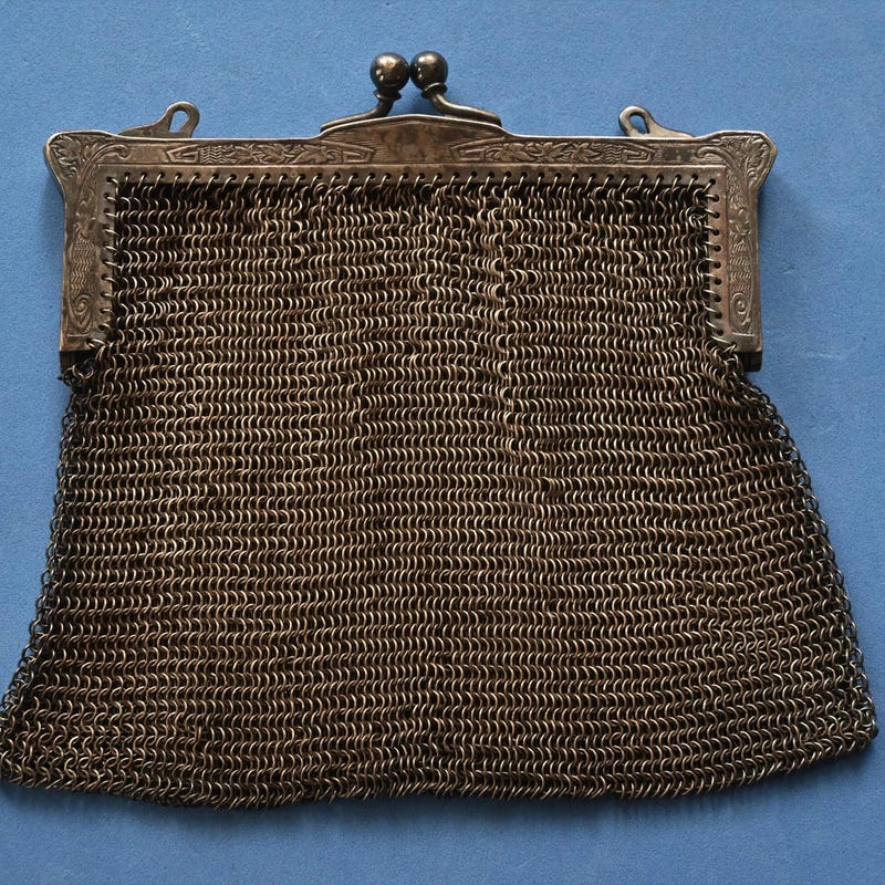 Vintage Mesh Purse - Etsy