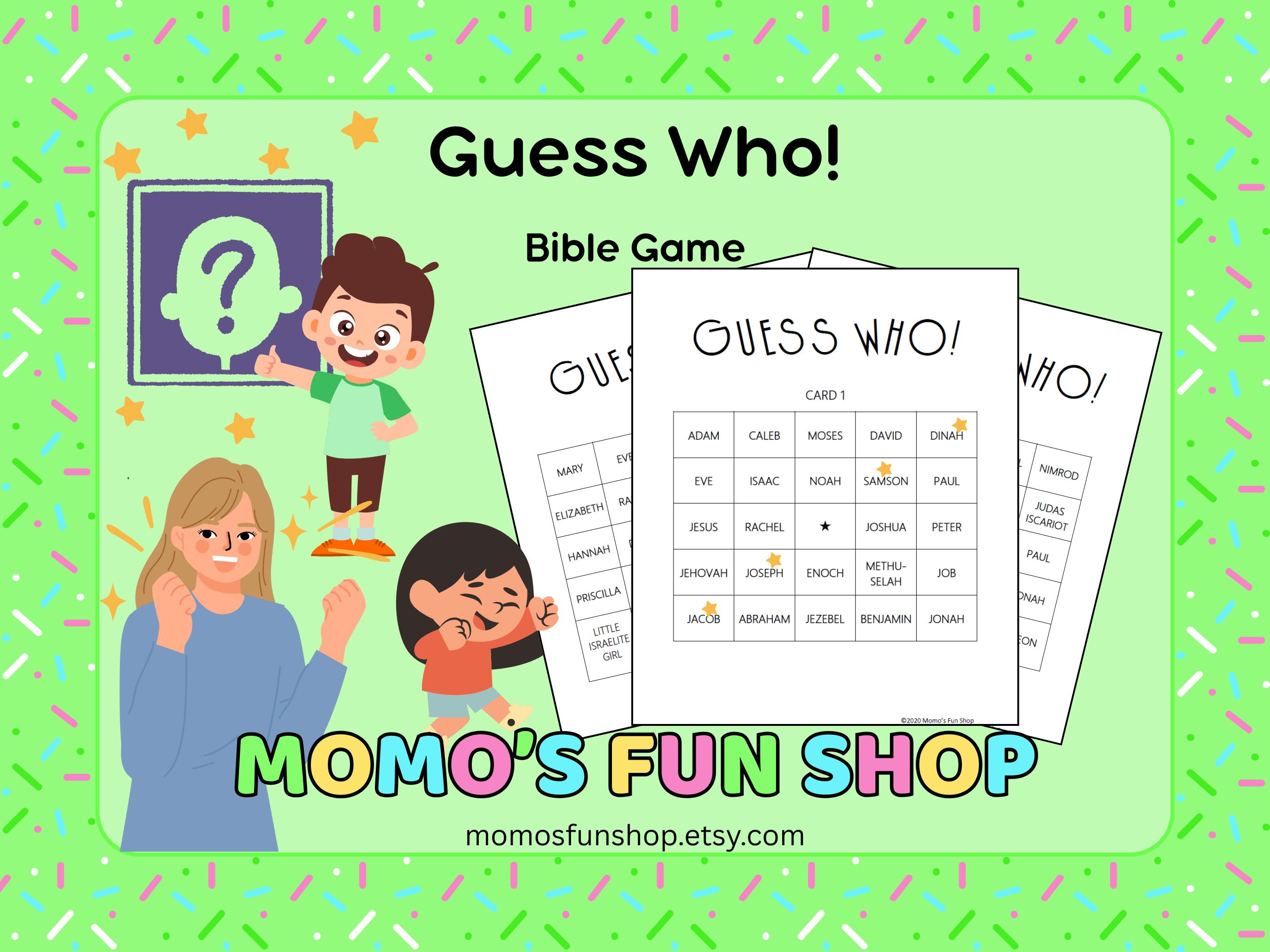 Guess Who! Bible Game - JW Family Worship Night, Instant Download ...