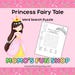 Princess Fairy Tale Word Search Puzzle - Party Printables for Kids ...