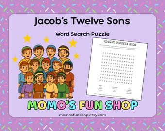 Jesus' Twelve Disciples Bible Word Search Puzzle - JW Printables for ...