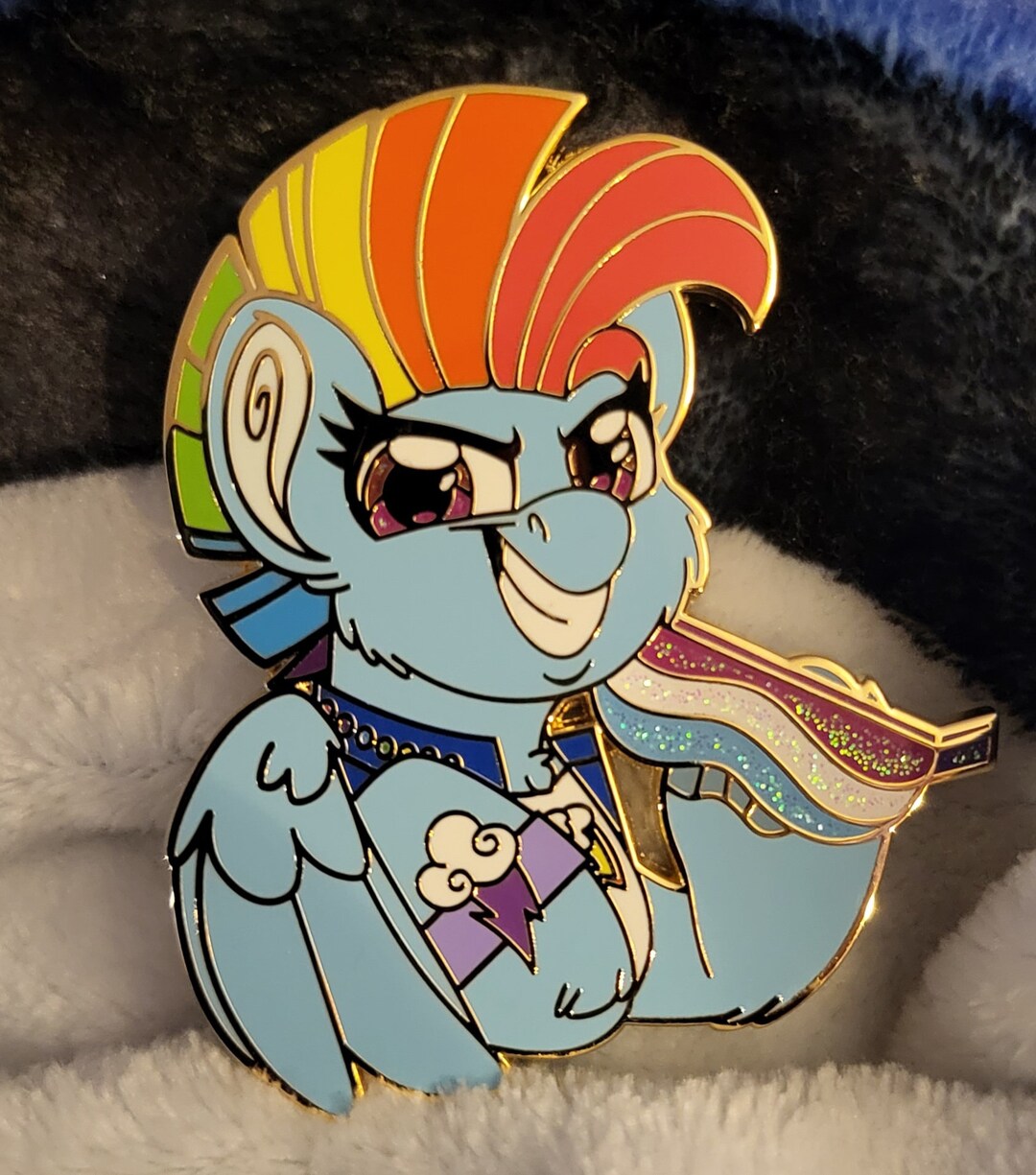 80's Rainbow Dash Enamel Pin - Etsy