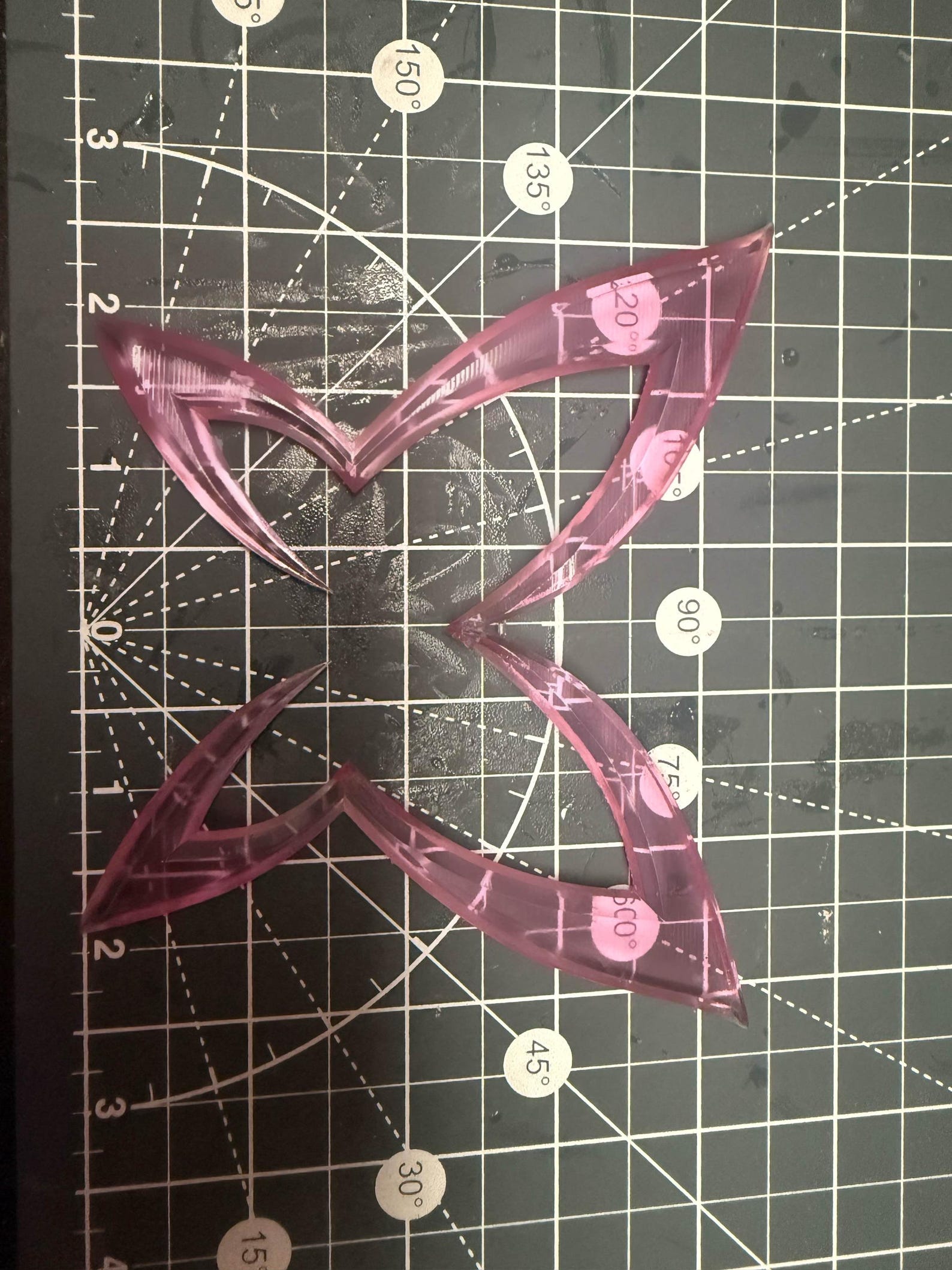 Psylocke's Butterfly Shuriken - 3d Purple Resin Printed - Marvel Rival ...