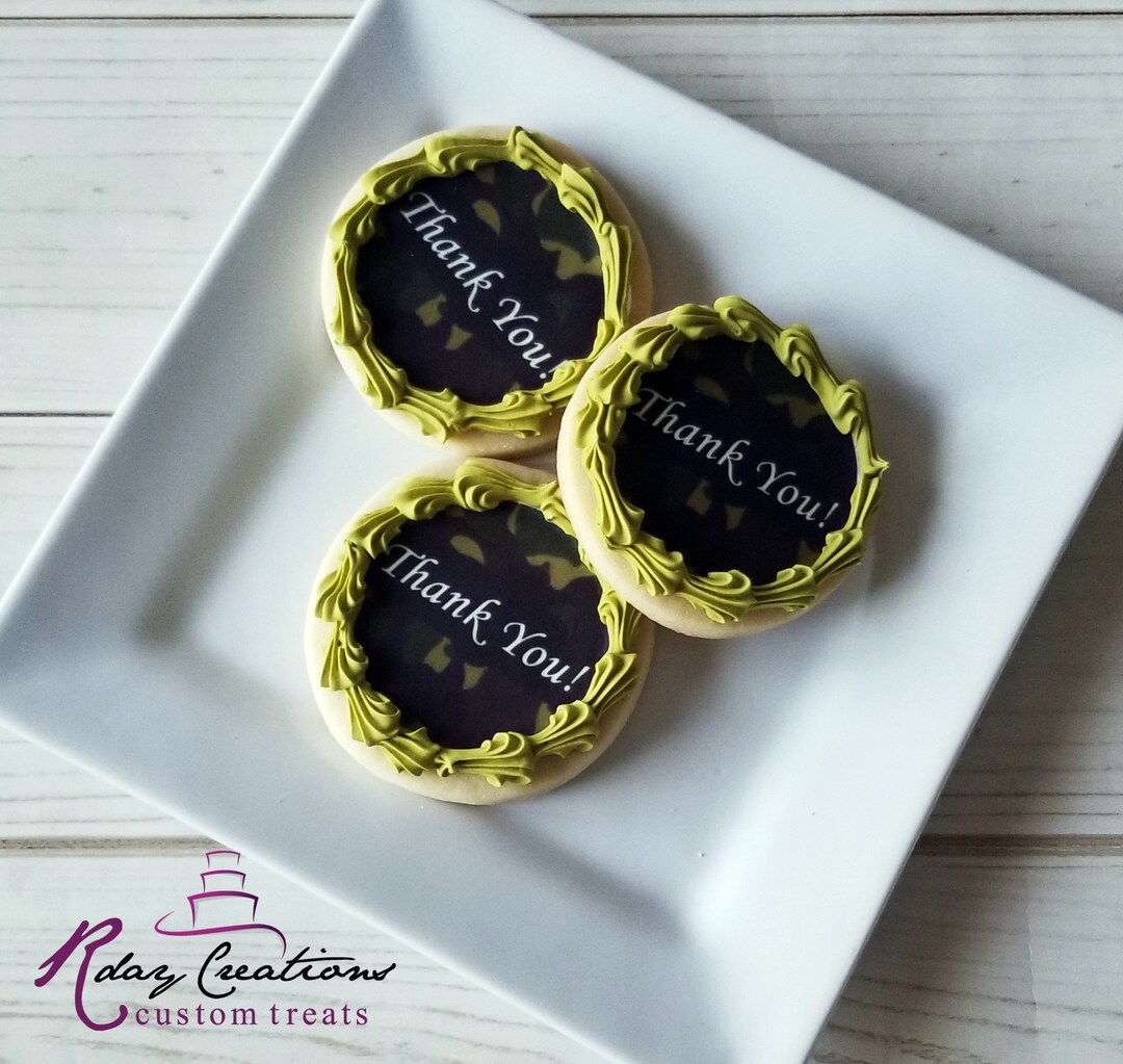 Veteran Thank You Cookies Appreciation Cookies Party Favors Edible ...
