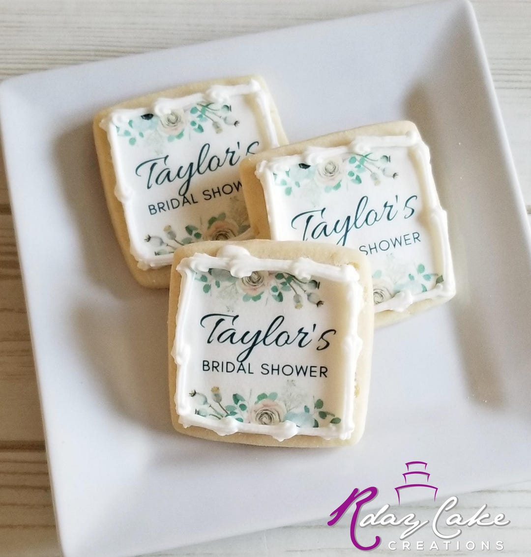 Bridal Shower Cookies | Custom Shower Cookies | Bachelorette Party ...