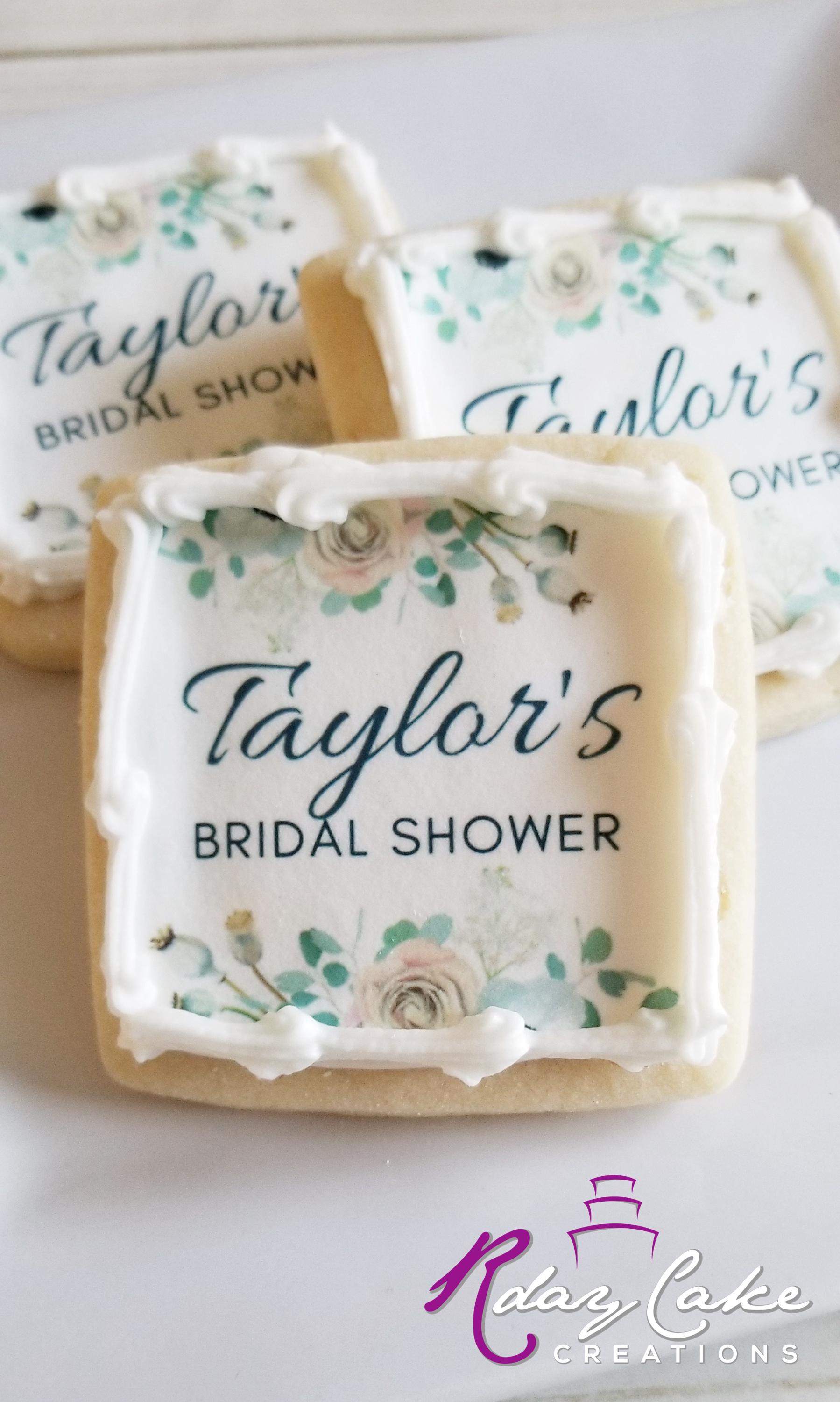 Bridal Shower Cookies | Custom Shower Cookies | Bachelorette Party ...