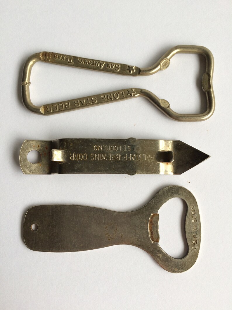 Bottle and Can Openers Your Choice, Lone Star, Falstaff, Spur Cola ...