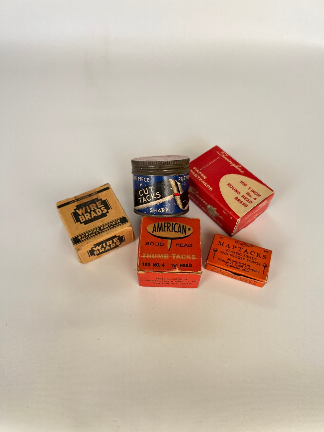 Choice of Tacks, Fasteners, Brads – Cut Tacks, Paper Fasteners, Wire ...