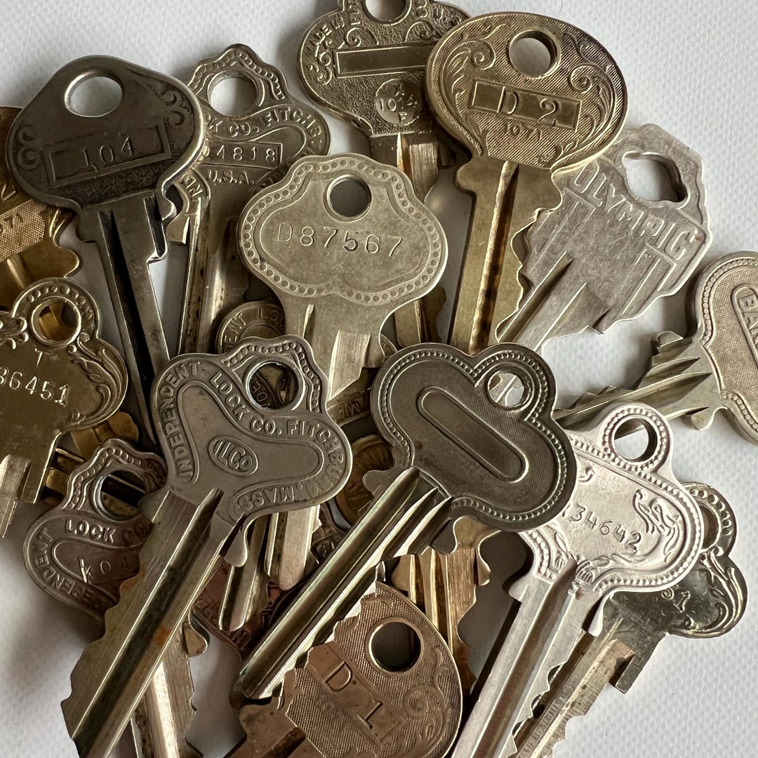 Choice of Ornate Keys - Curtis, Olympic, Russwin, Weiser, Barrows, ILCO ...