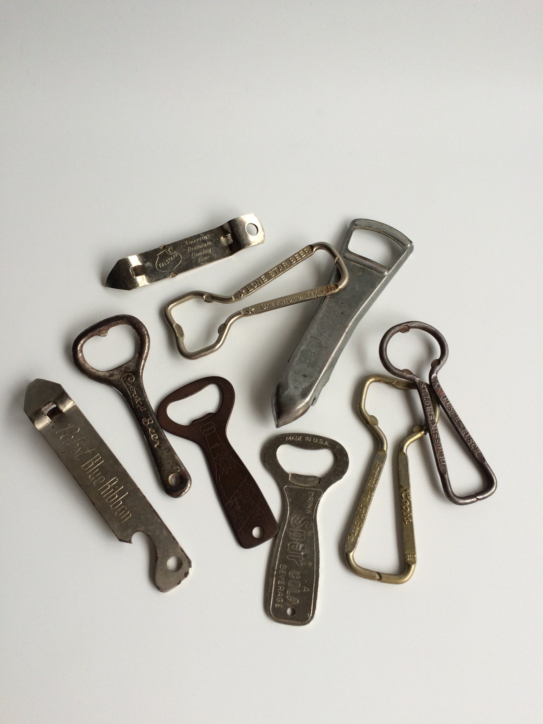 Bottle and Can Openers - Your Choice, Lone Star, Falstaff, Spur Cola ...