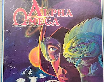 Vintage Alpha Omega Game 1977 / Unplayed and Unpunched / Sci-fi Game ...