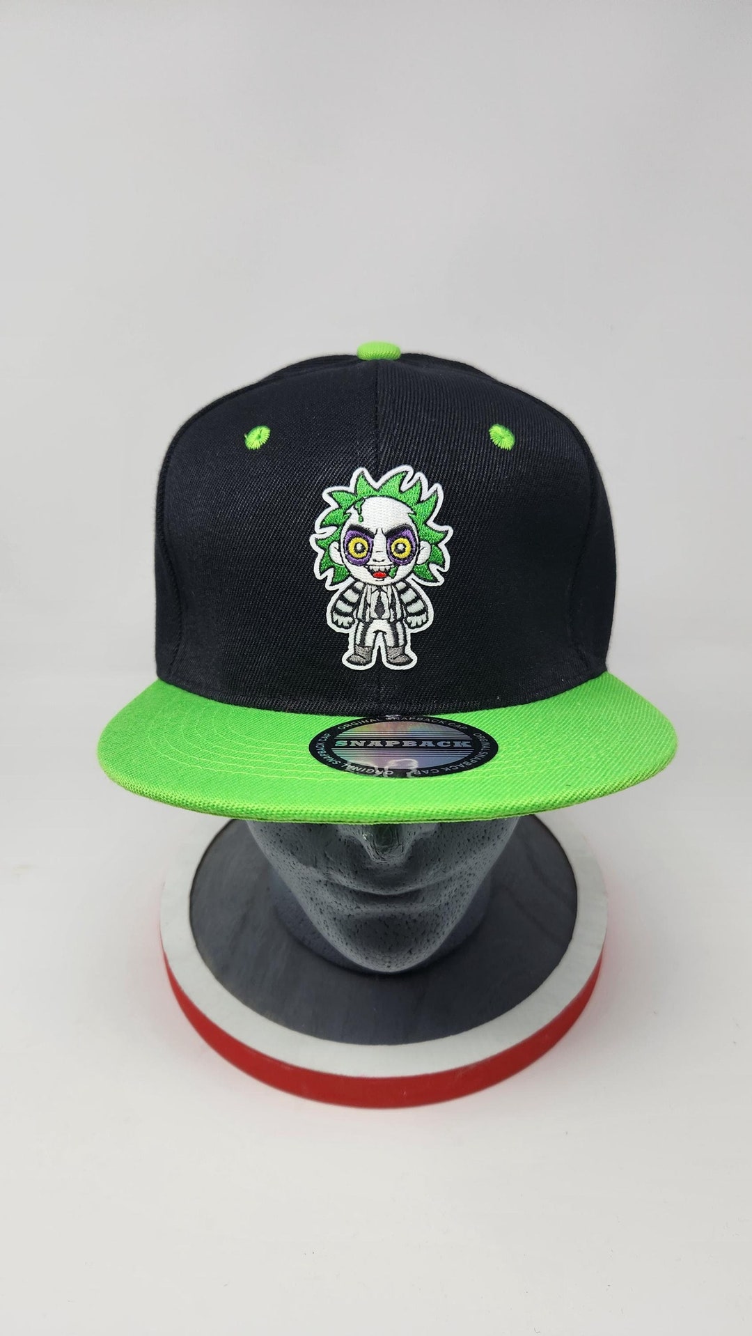 Horror Hat - Snap Back Baseball Cap - Black/green - Etsy