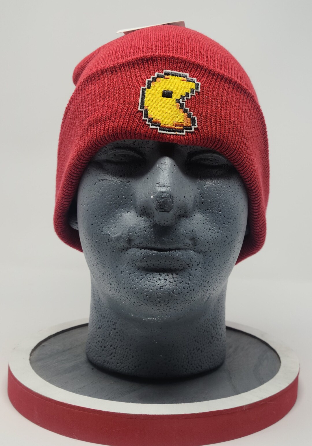 Pac-man Pacman Video Game Beanie Winter Hat Red - Etsy