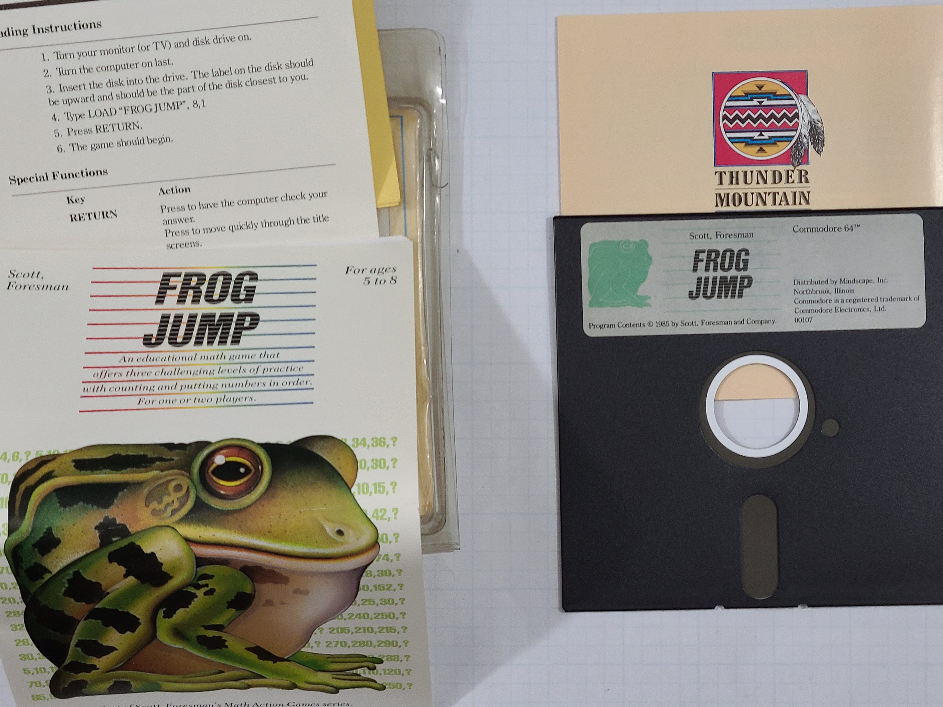 Frog Jump Complete Commodore 64 5.25 Floppy Disk | Etsy