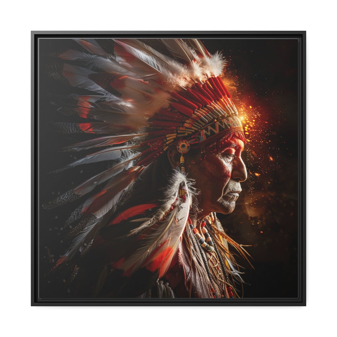 Native American Decor, Indian Wall Art Decor , Wall Art Large, American ...