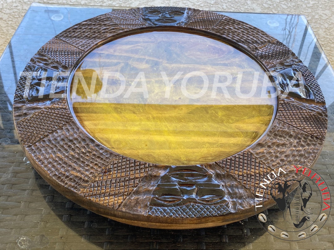 Sacred Ifa Divination Board Ifa Oracle Board Tablero De Ifa Opon De Ifa ...