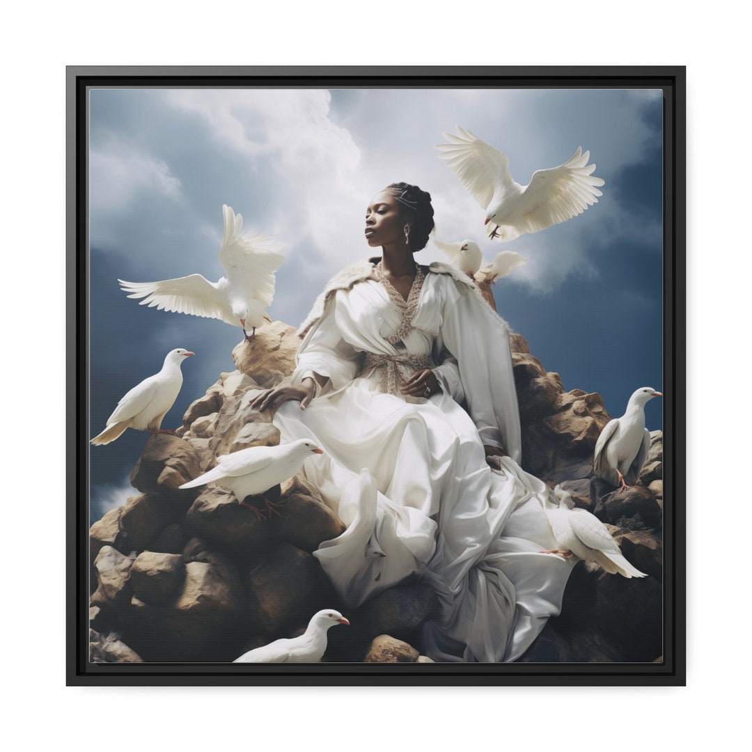 Oshanla Art on Canvas Oversized | Orisha Obanla Painting | African ...