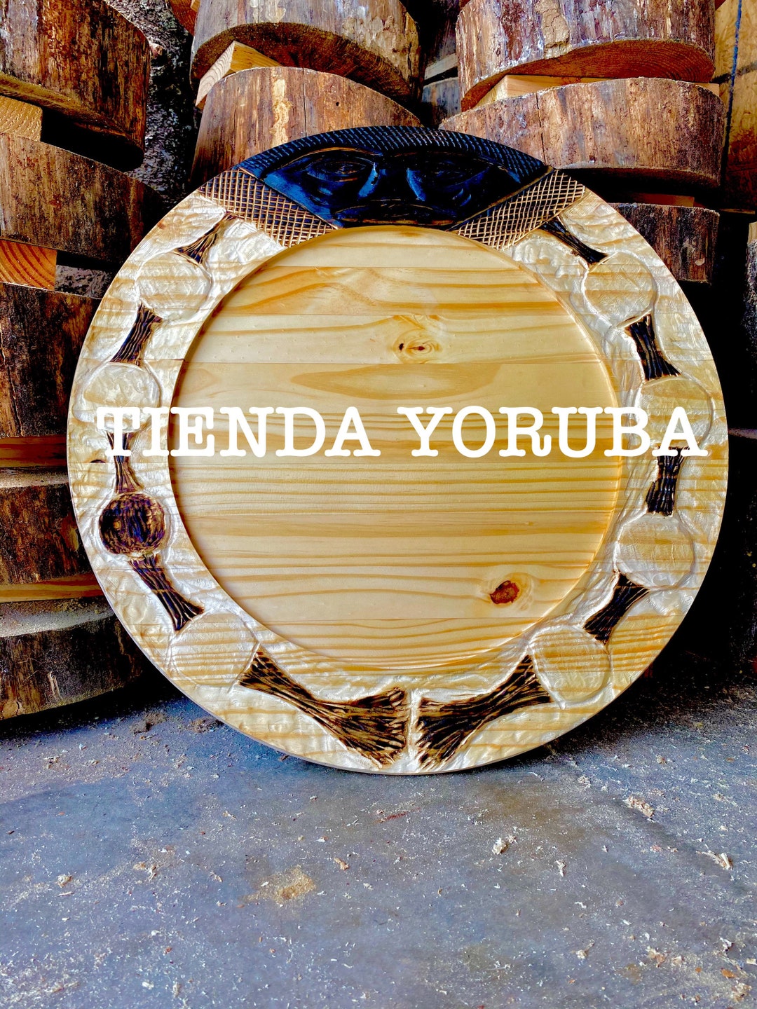 Sacred Ifa Divination Board Ifa Oracle Board Tablero De Ifa Opon De Ifa ...