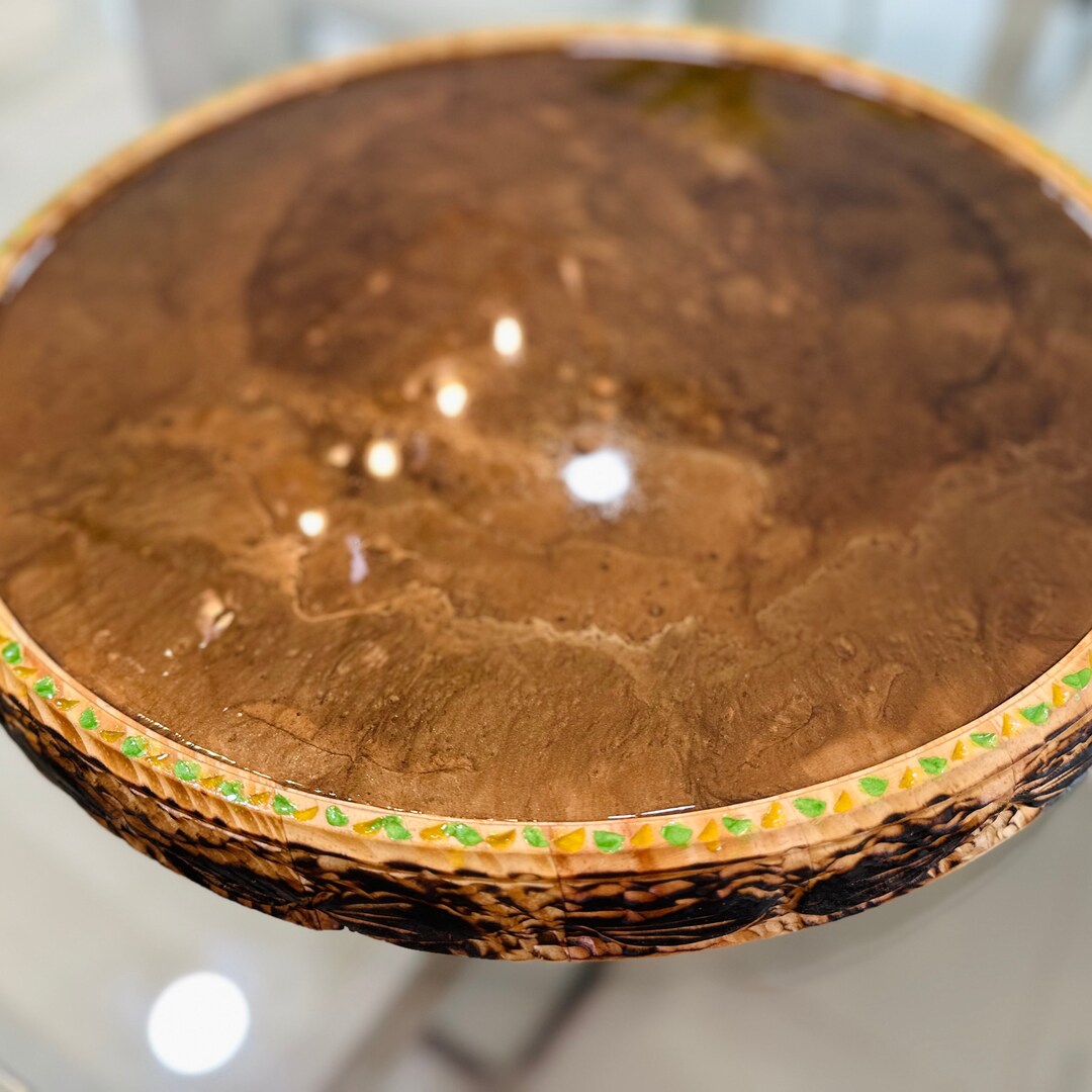 Tablero De Ifa , Opon De Ifa, Tablero Unico Con Epoxy , Ifa Opon ...