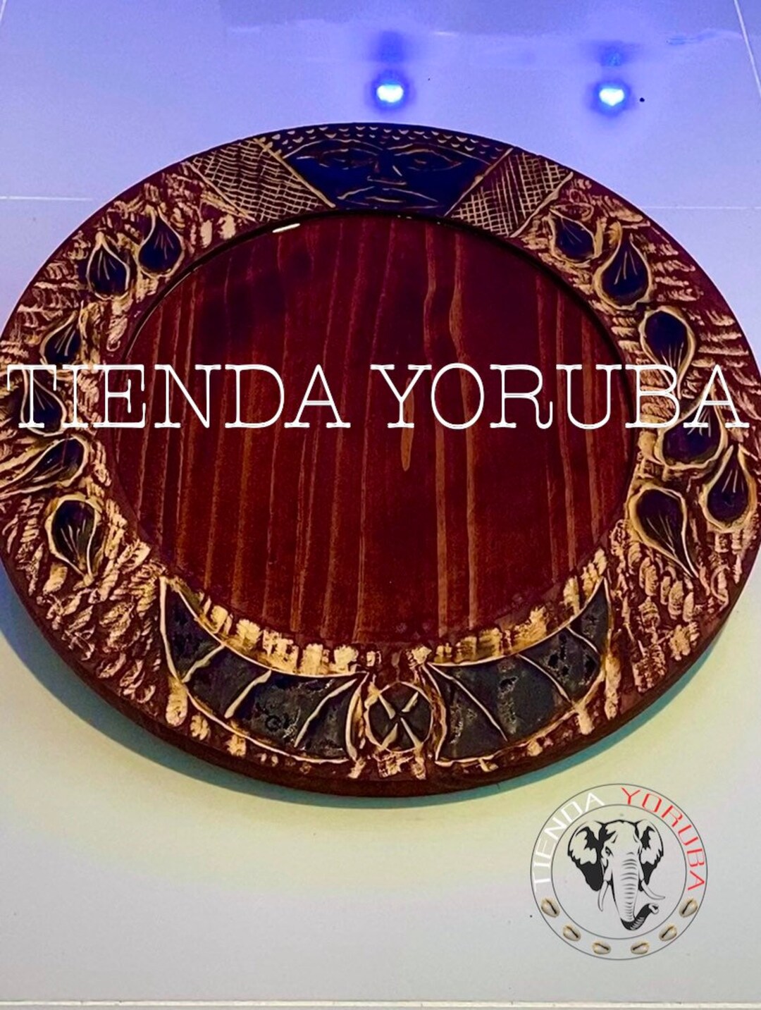 Sacred Ifa Divination Board Ifa Oracle Board Tablero De Ifa Opon De Ifa ...