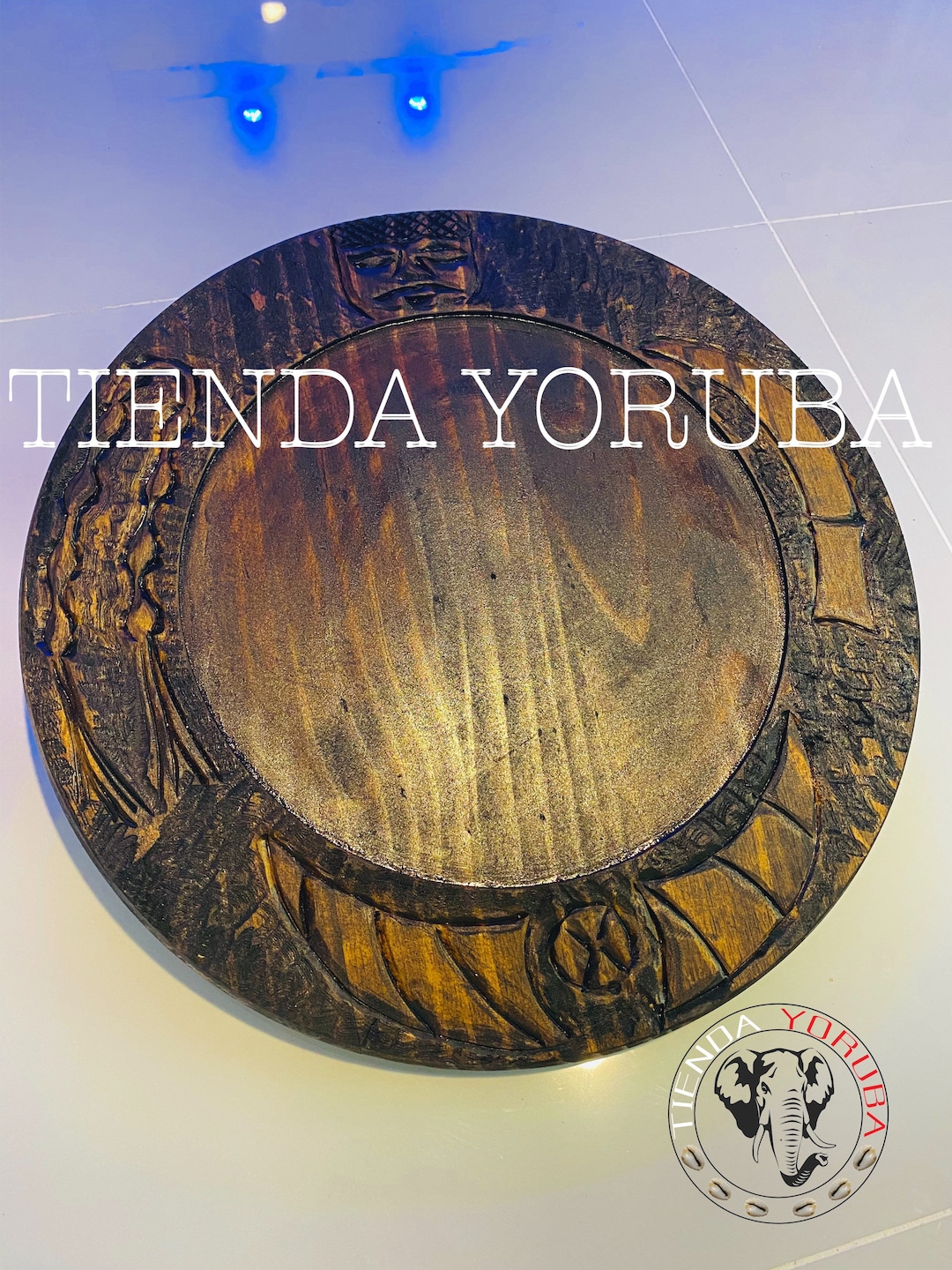 Tablero De Ifa Opon Ifa Divination Board Ifa Orummila Orula Yoruba ...
