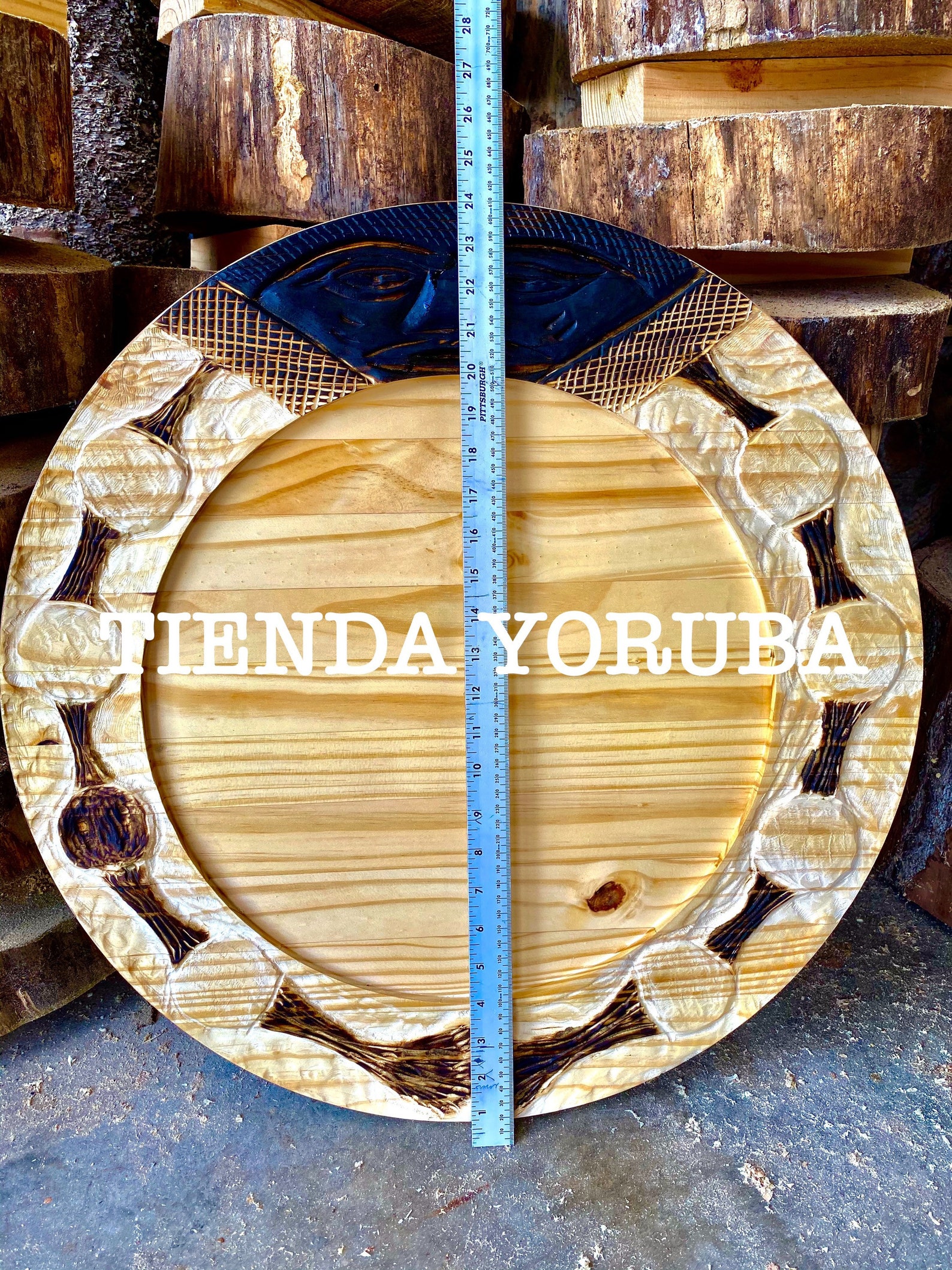 Tablero De Ifa Opón De Ifa Adivination Board 24 16 De - Etsy