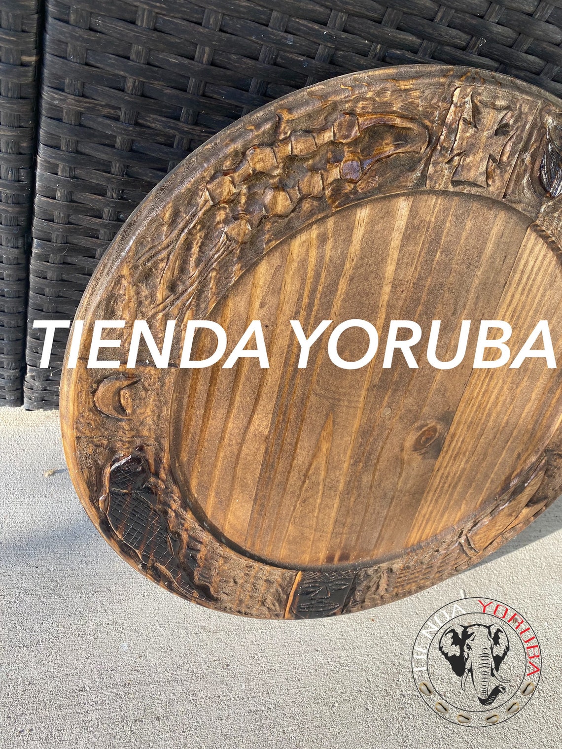 Tablero de ifa opón ifa divination board 18 12 de trabajo | Etsy