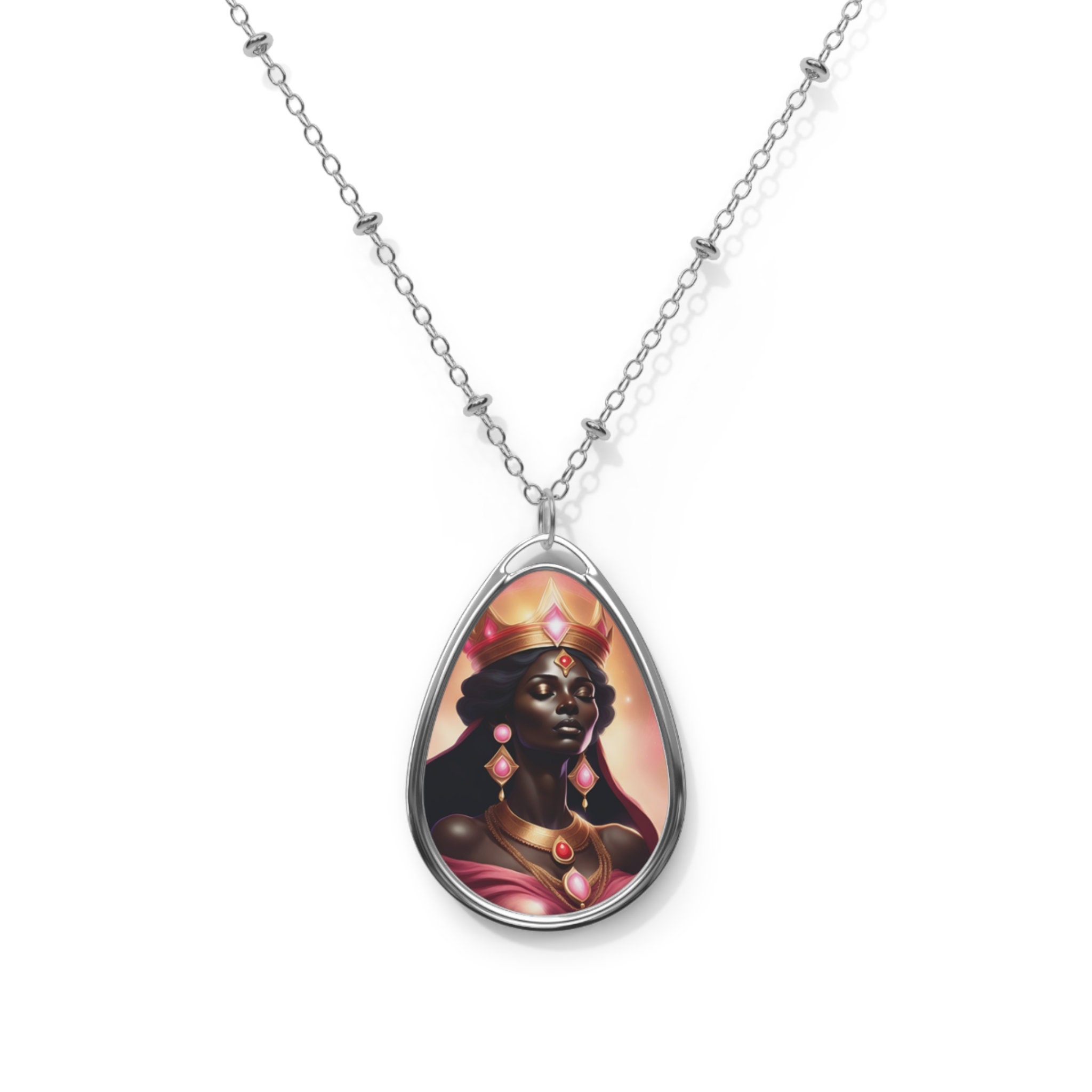 Obba Pendant, Goddess Obba Silver Necklace, Orisha Jewelry, Santera ...