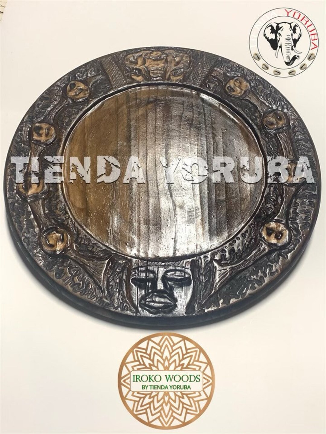 Sacred Ifa Divination Board Ifa Oracle Board Tablero De Ifa Opon De Ifa ...