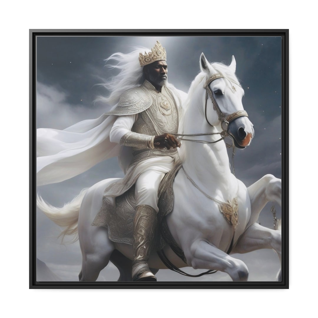 Obatala Art on Canvas Oversized Orisha God Painting African God Canvas ...