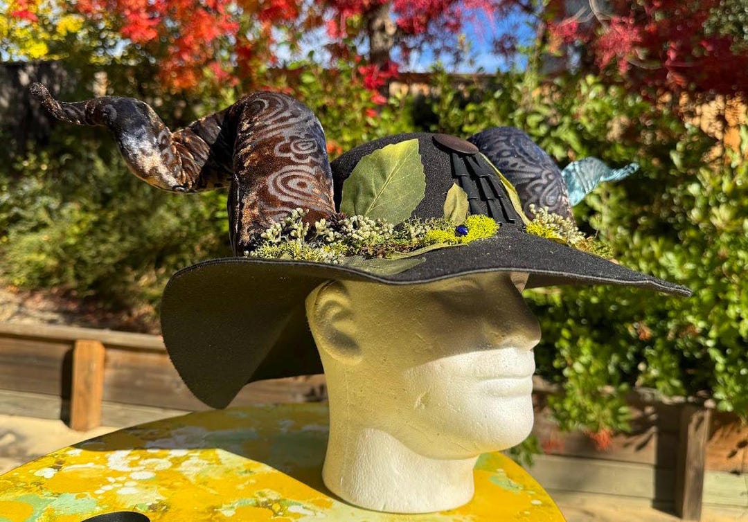 Pagan Faun Horn Hat || Shadow of the Colossus Inspired || Winter ...