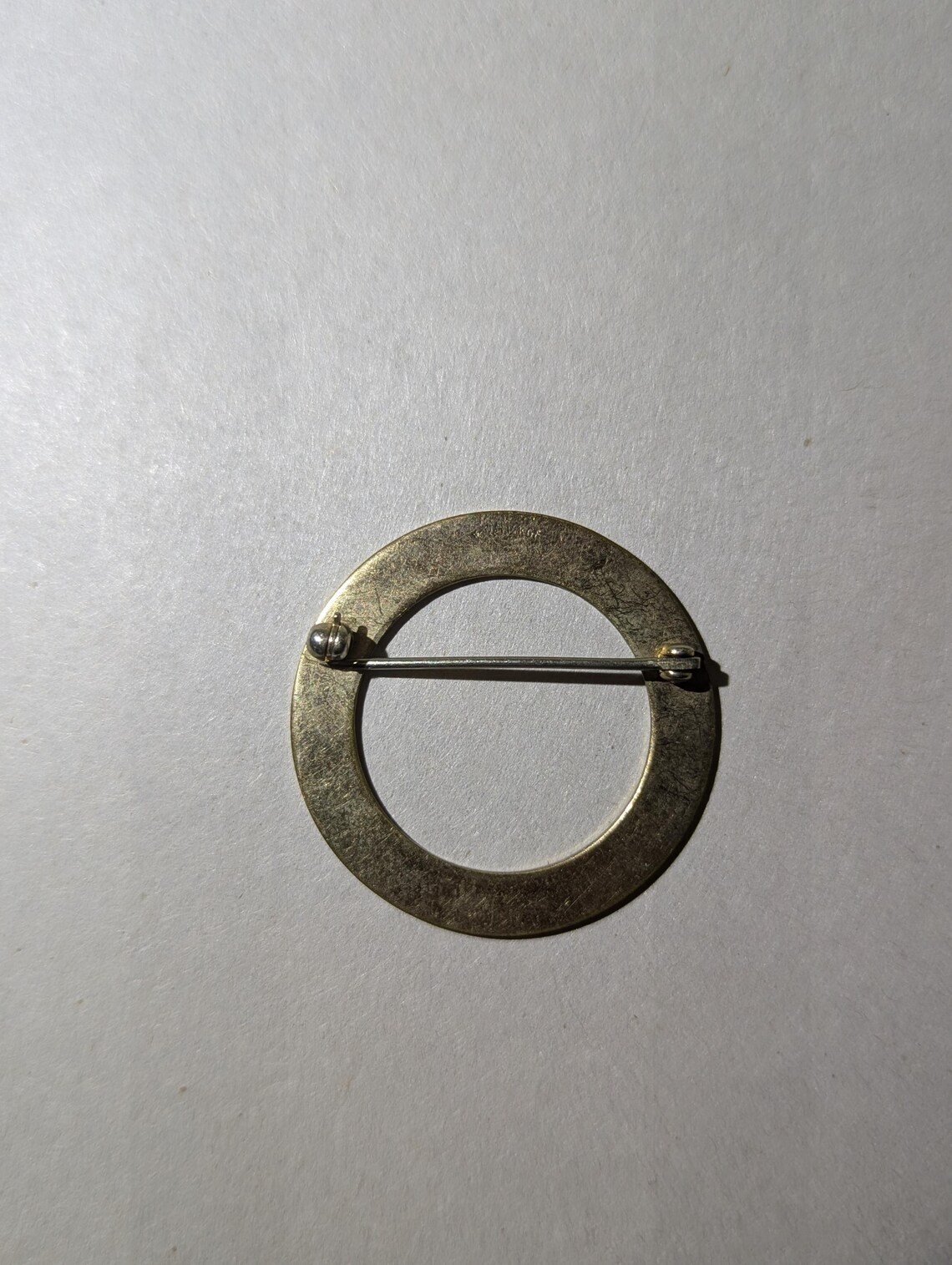 Gold Circle Stock Tie Pin - Etsy