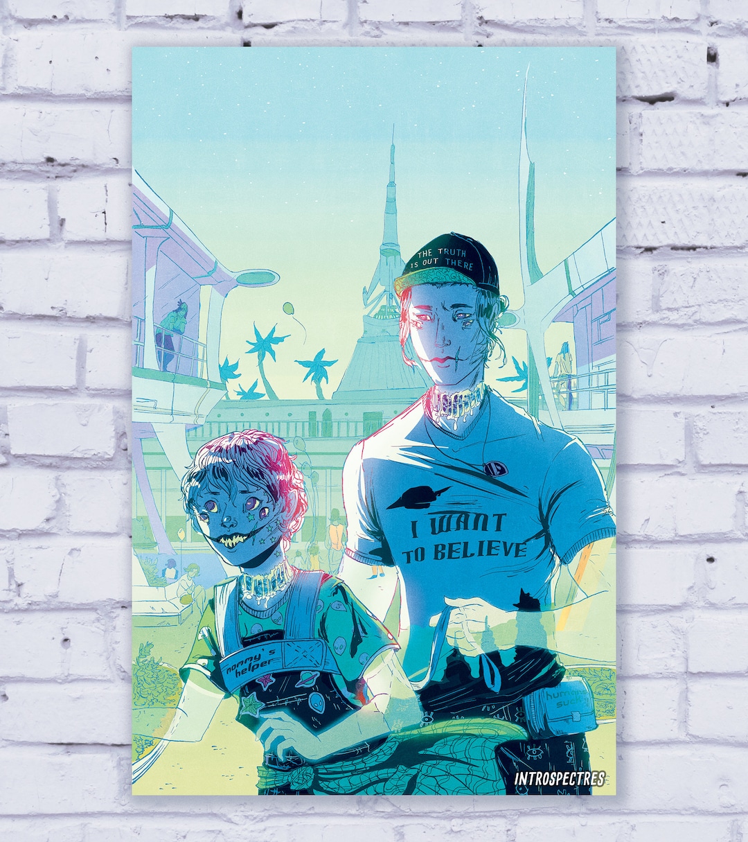 Alien Vacation - Original 11 X 17 Art Print - Etsy