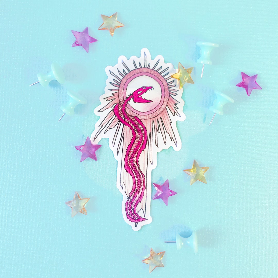 Eel Skeleton Sticker - Etsy