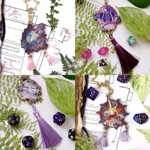 Dnd Class + DM Charm Keychains - Etsy