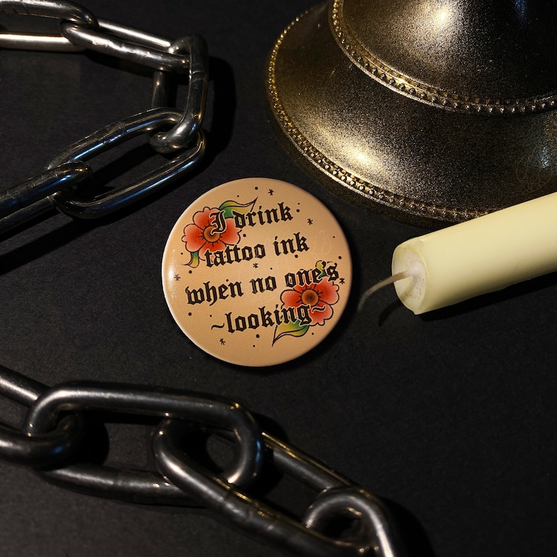 Button Tattoo - Etsy UK