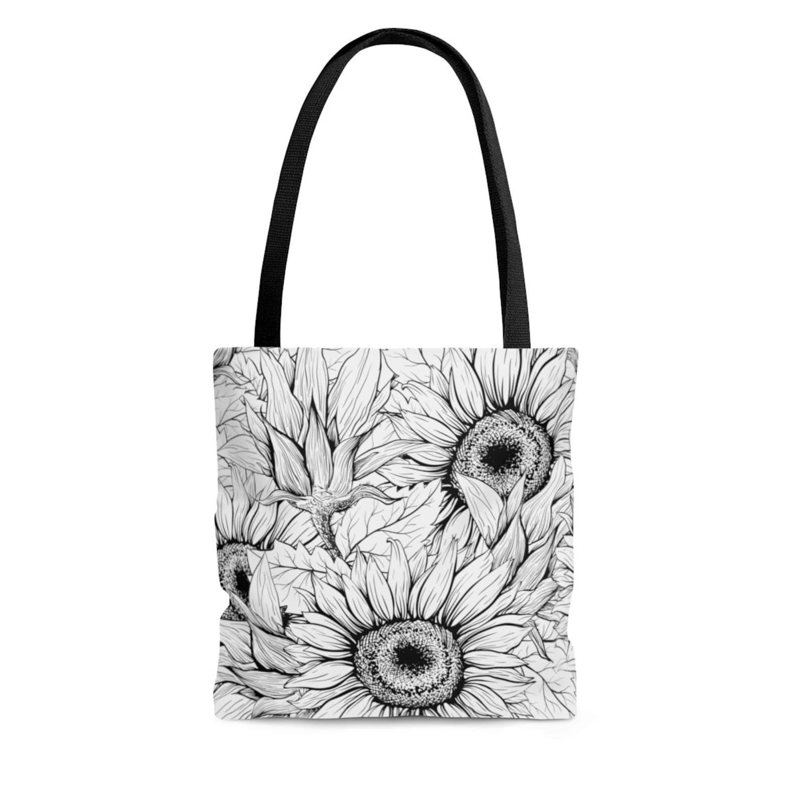 Sunflower Tote Bag, Sunflower Tote, Sunflower Bag Tote Bag, Sunflowers ...