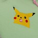 Surprised Pika Embroidered Choose Between Tshirt / Hoodie / Crewneck ...