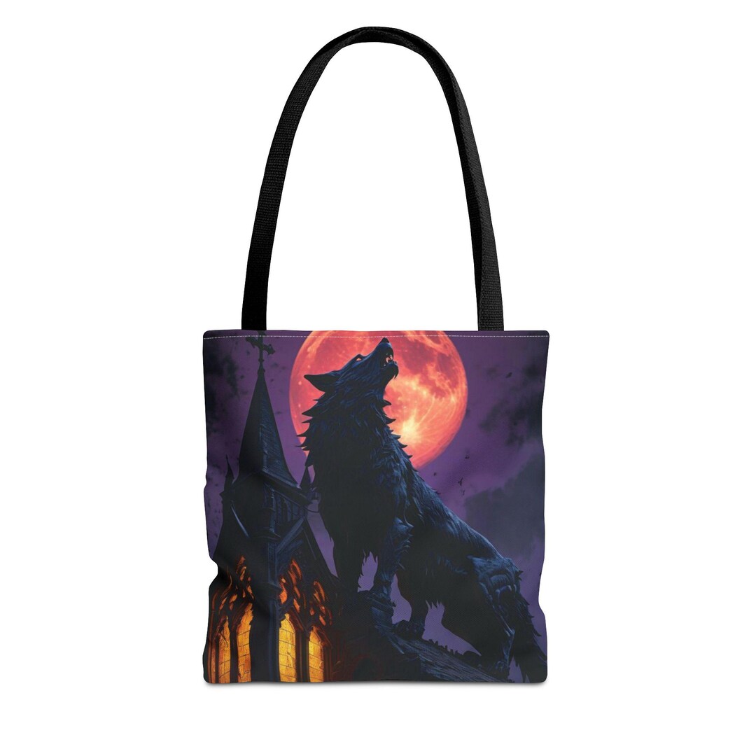 Halloween Werewolf Lycan Howling Trick-r-treat Tote Bag - Etsy