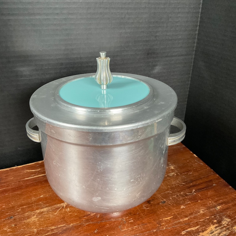 Turquoise Ice Bucket - Etsy