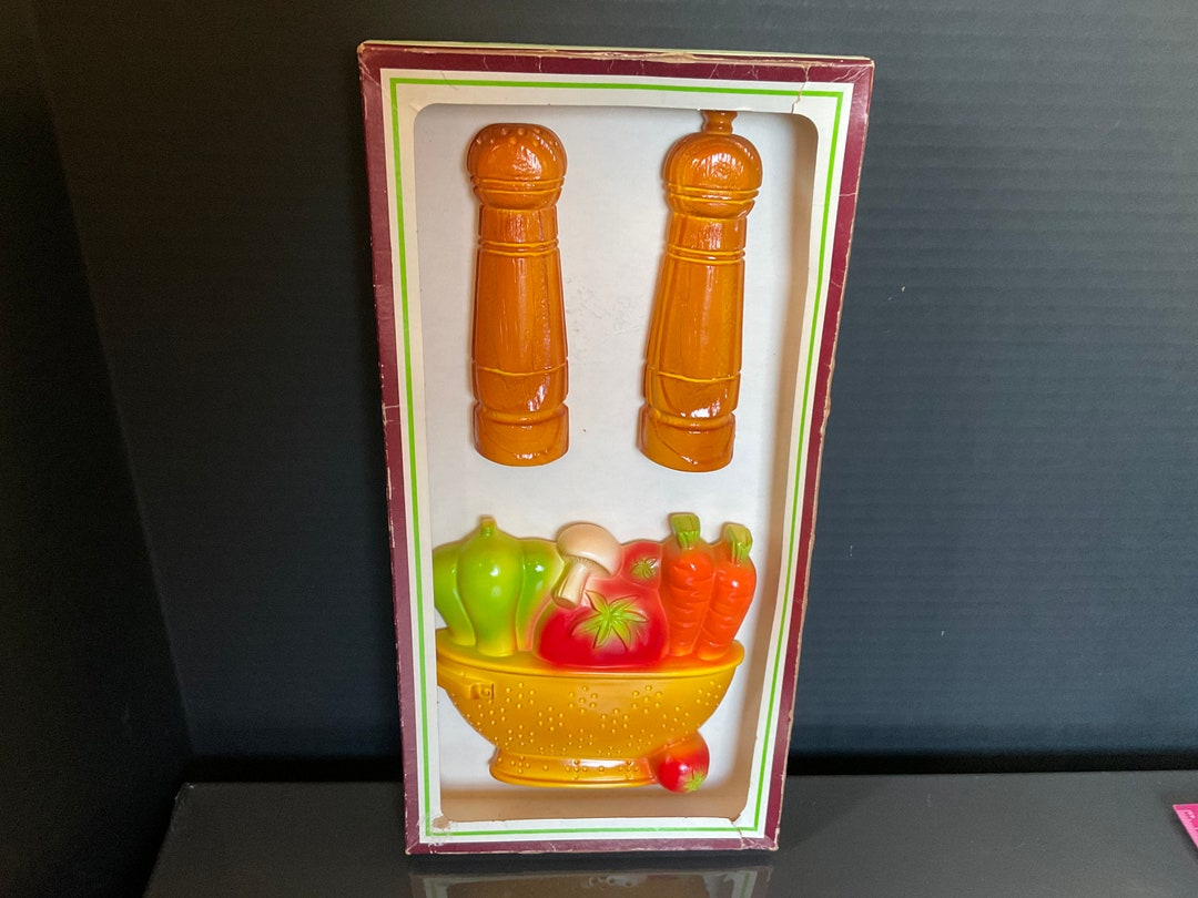 Vintage MCM 1970’s Miller Studio’s Boxed Chalkware Vegetable Bowl and ...