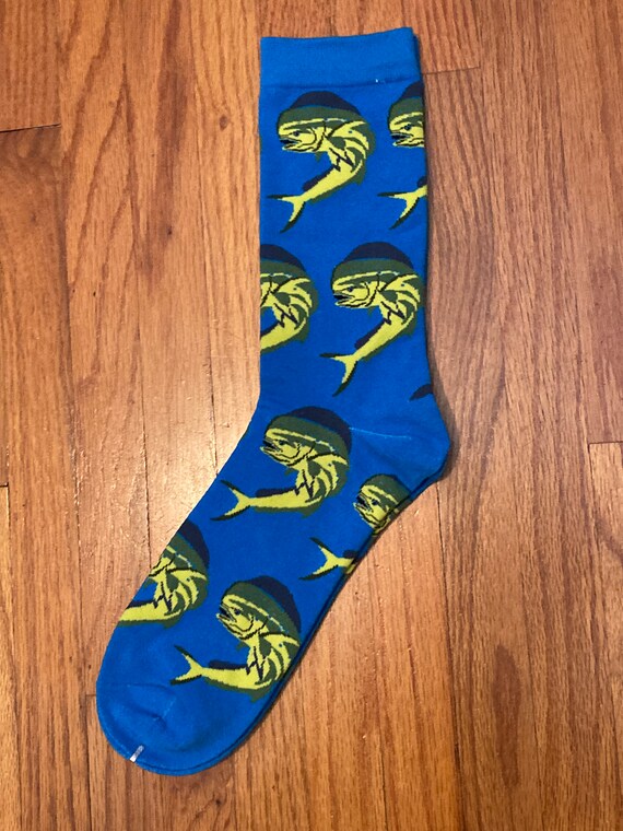 Mahi Mahi Dorado Dolphin Fish Socks - Etsy