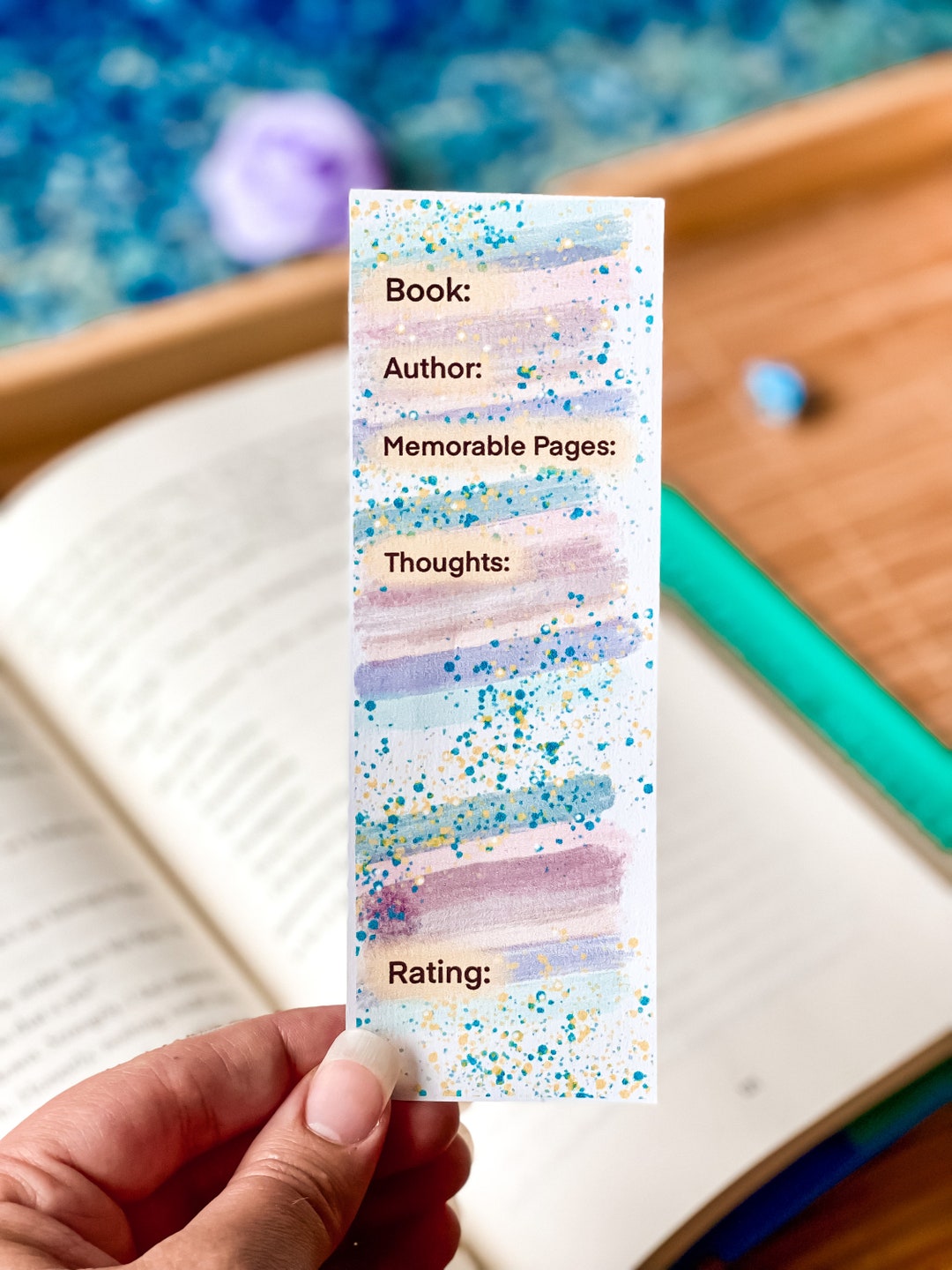Book Review Bookmark Digital Download - Etsy