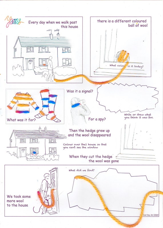 Yarns Activity Sheet - Etsy