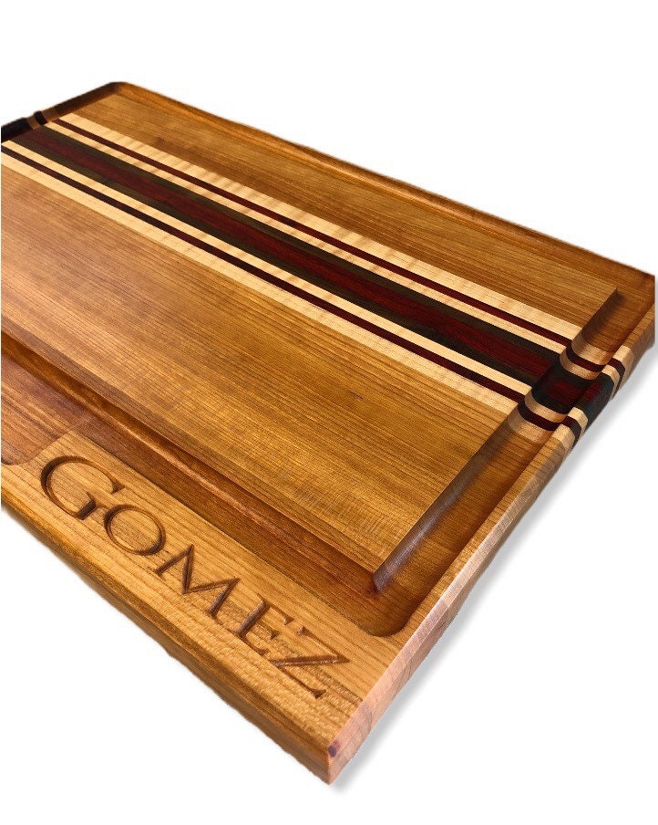 Personalized Cutting Board Custom Meat Board Cherry XL | Etsy