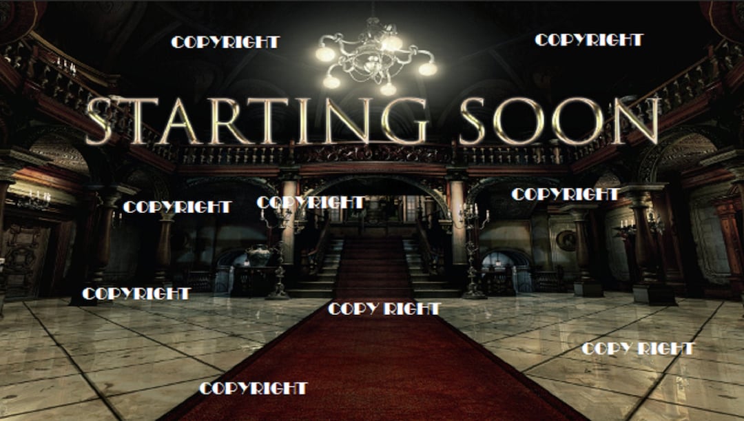 Starting Soon Screen/ending Soon Screen Twitch Resident Evil - Etsy