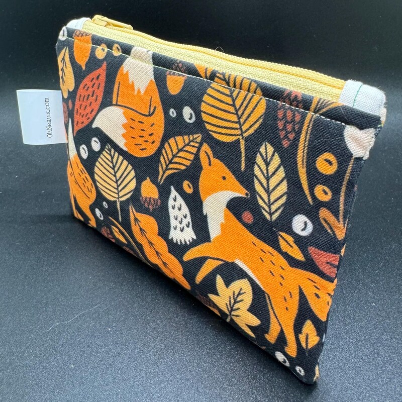 Fox Zipper Pouch - Etsy